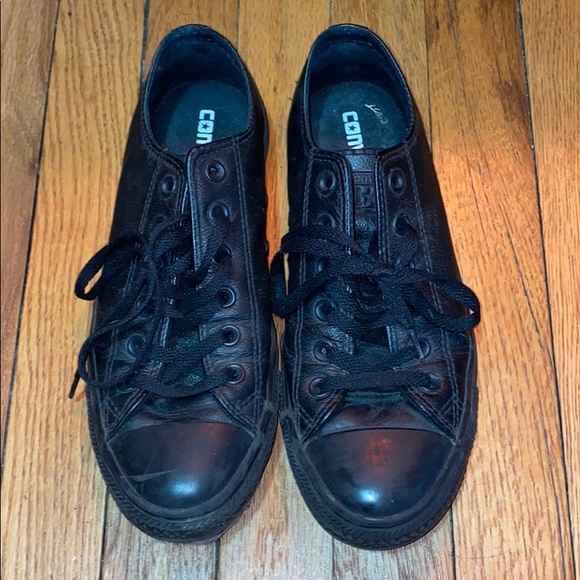 Converse | Shoes | Leather Converse Allstars | Poshmark